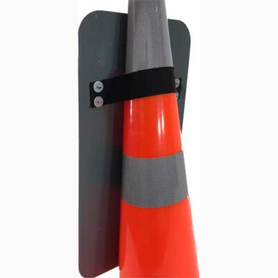 Large Cone mounted Pedestrian Left Arrow Road Sign | Highway 1
