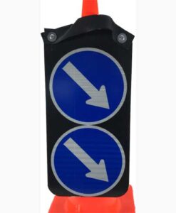 Cone Mounted Road Signs - Highway 1