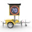 VSL Variable Speed Limit Trailer | Remote LED Traffic Sign
