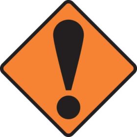Hazard Sign – Level 1 | Highway 1