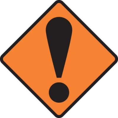 Hazard Sign – Level 1 | Highway 1