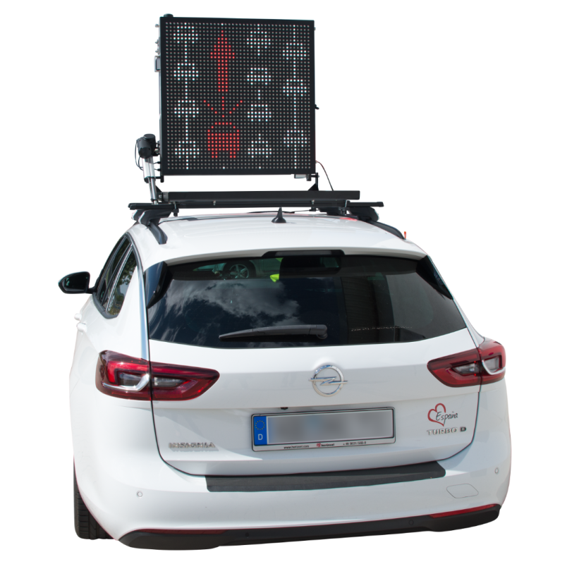 PolVis RGB Full Matrix - Roof-Mounted LED VMS Display