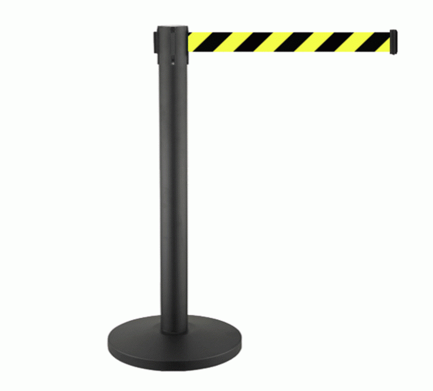 Retractable Belt Barrier 5m Black | Highway 1